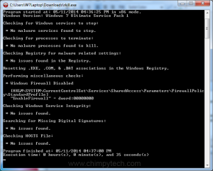 Using Rkill To Disable Malware - Chimpytech