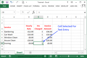 Free Excel 2013 Online Course - Entering Data
