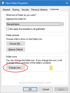 Change The Folder Icon In Windows 10 - Chimpytech