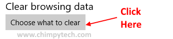 Delete Browsing Data - Microsoft Edge - Chimpytech